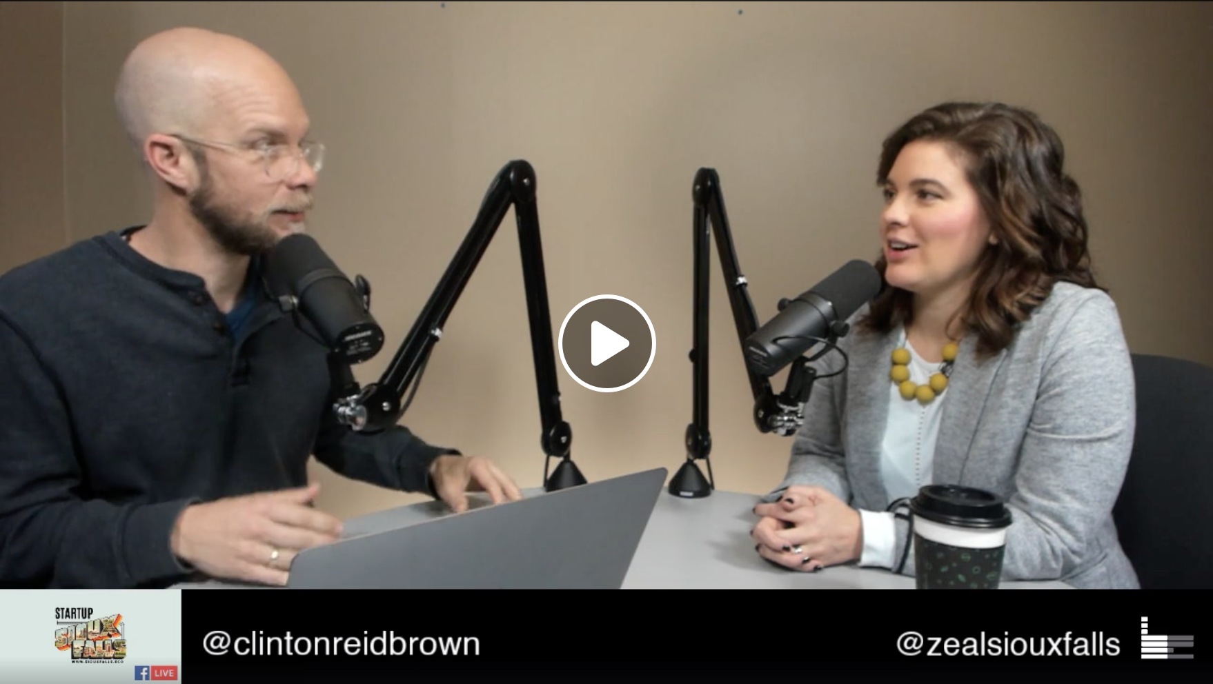 Facebook LIVE interview with Kate Flemming and Clinton Brown | Startup ...